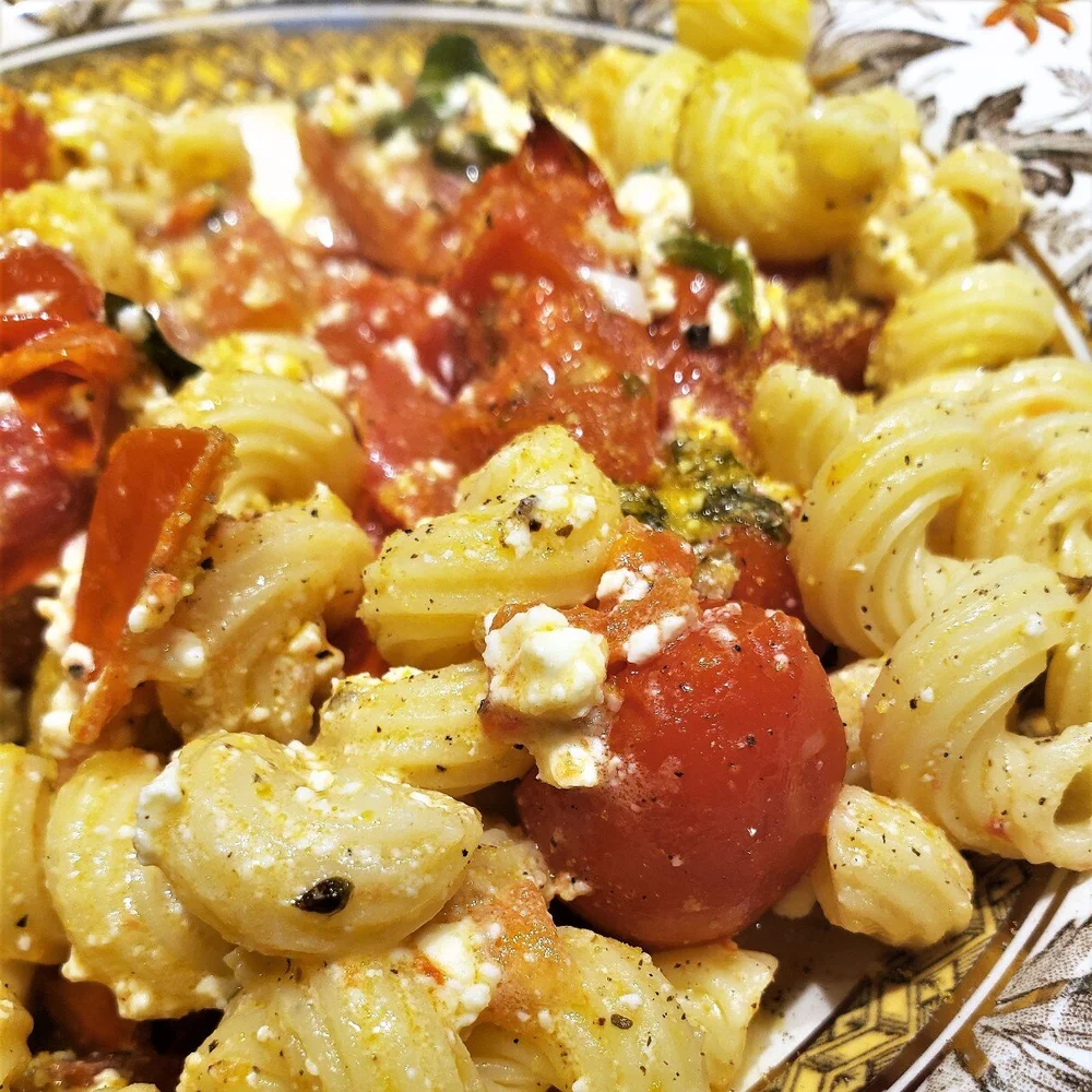 Baked Feta and Tomato Pasta — The Renata Collective