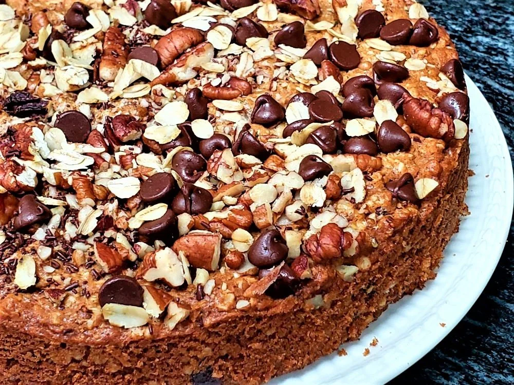 Almond Butter Oatmeal Coffee Cake — The Renata Collective