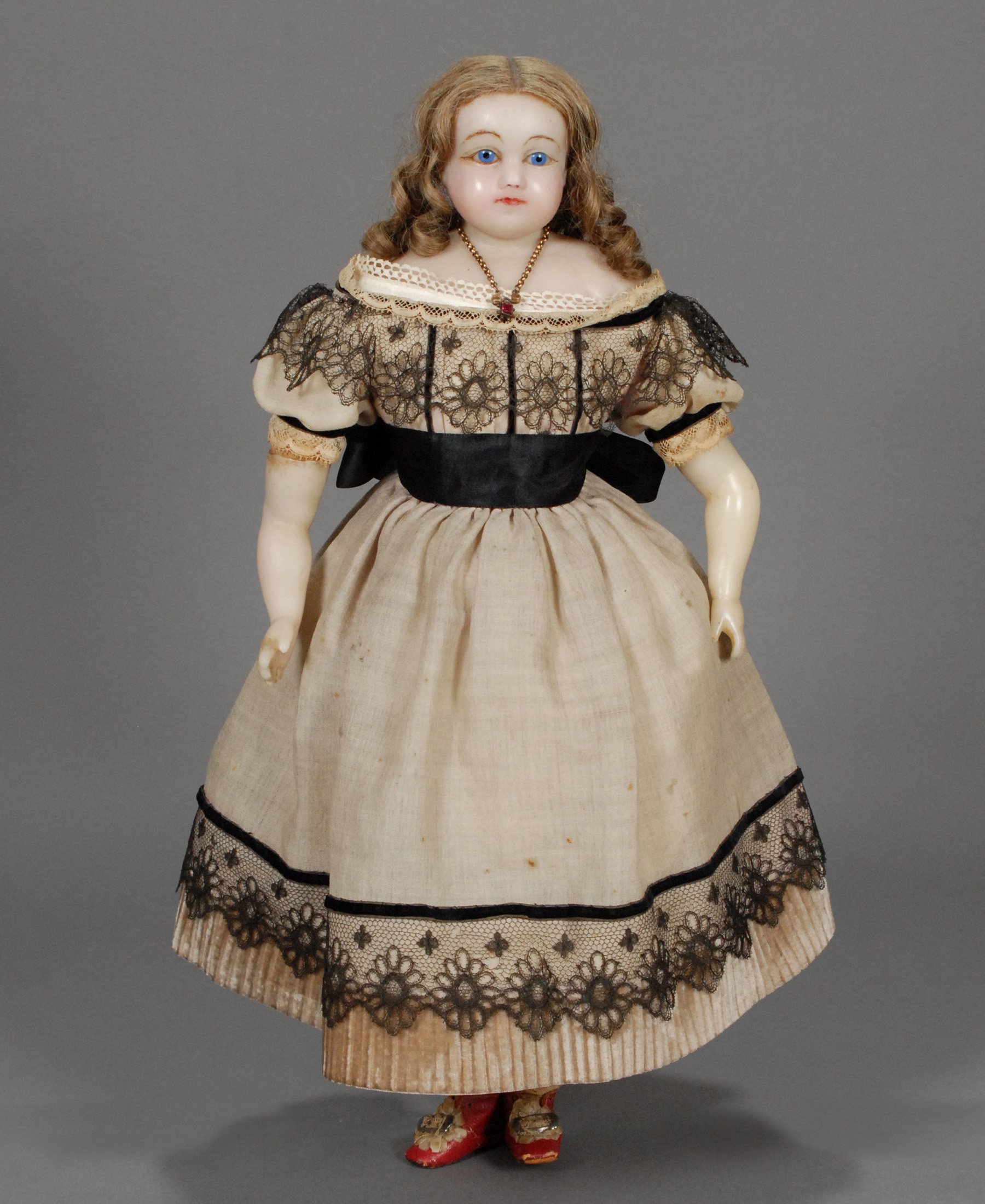 English Poured Wax Child — Carmel Doll Shop