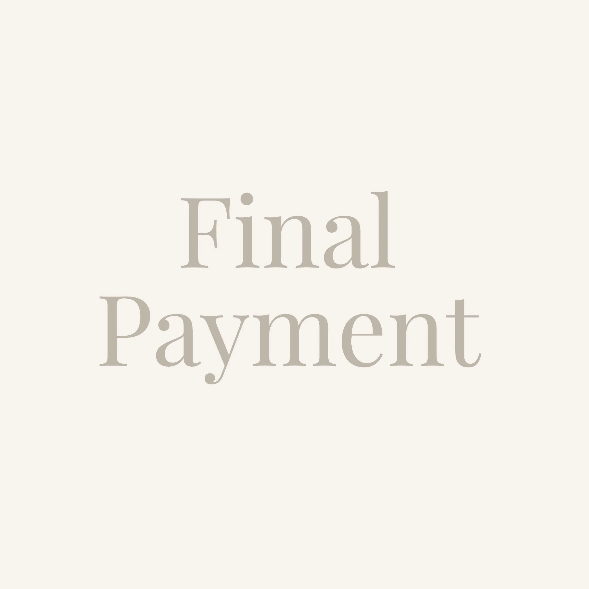 Final Payment KaitlinKB