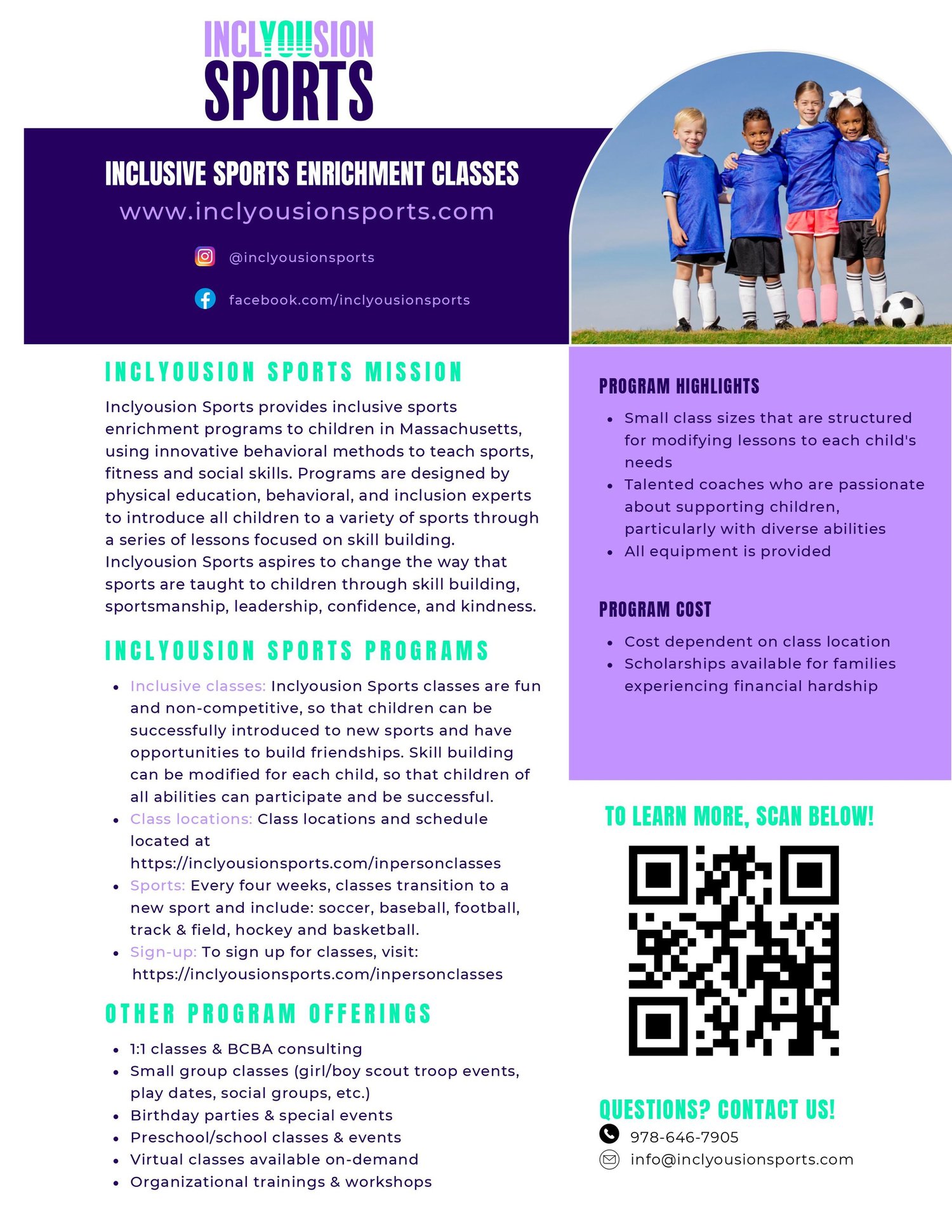 InclYOUsion Sports — Beverly Recreation Department
