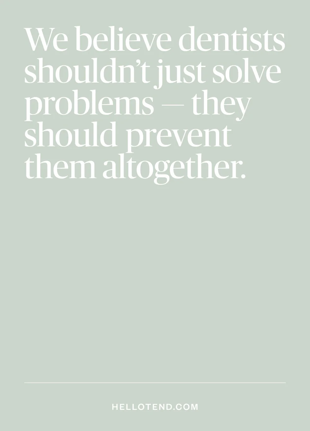 Tend — Strand Studio