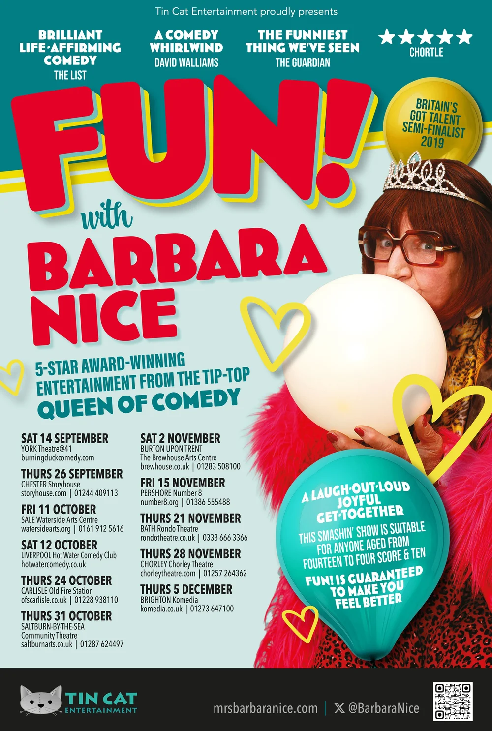 TICKETS — MRS BARBARA NICE