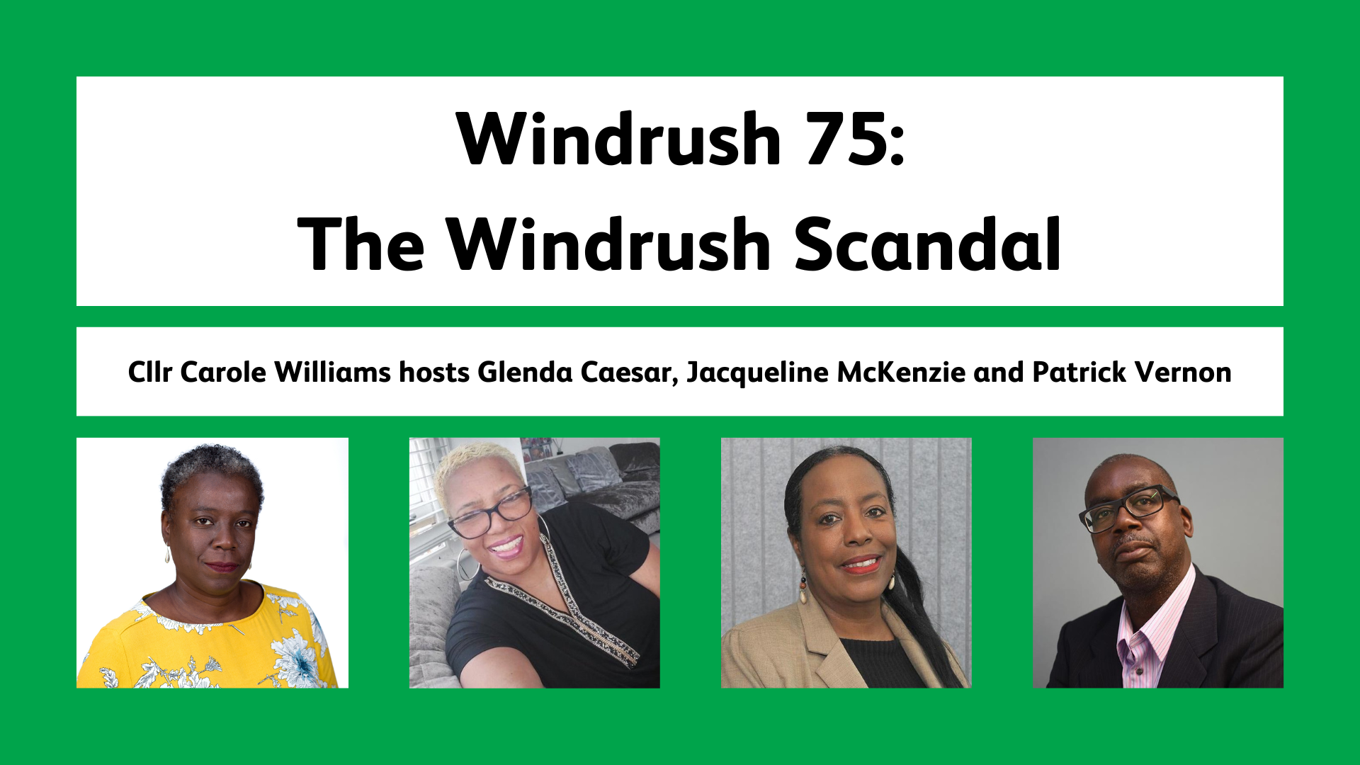 Windrush Scandal Panel Event — Love Hackney
