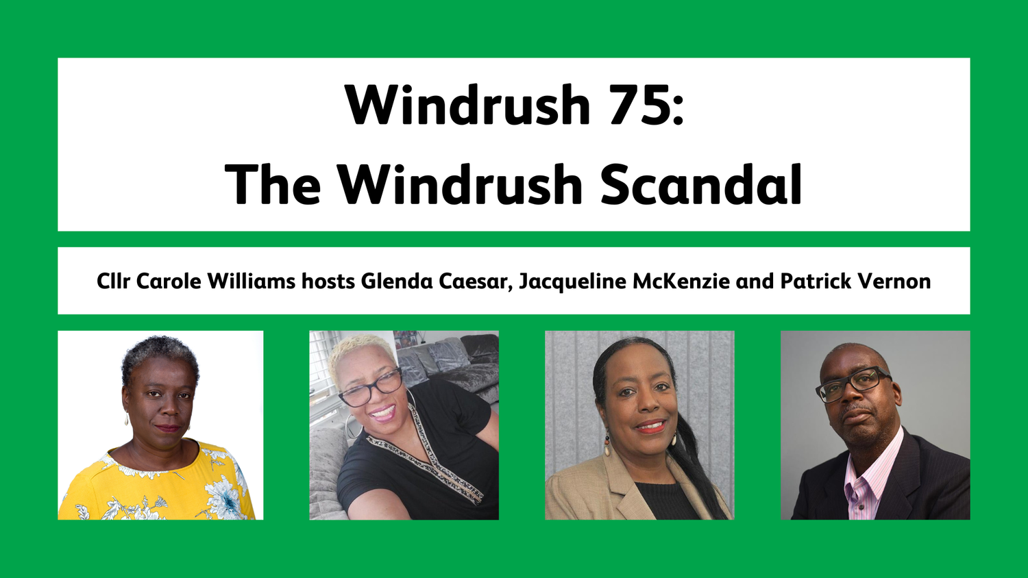 Windrush Scandal Panel Event — Love Hackney