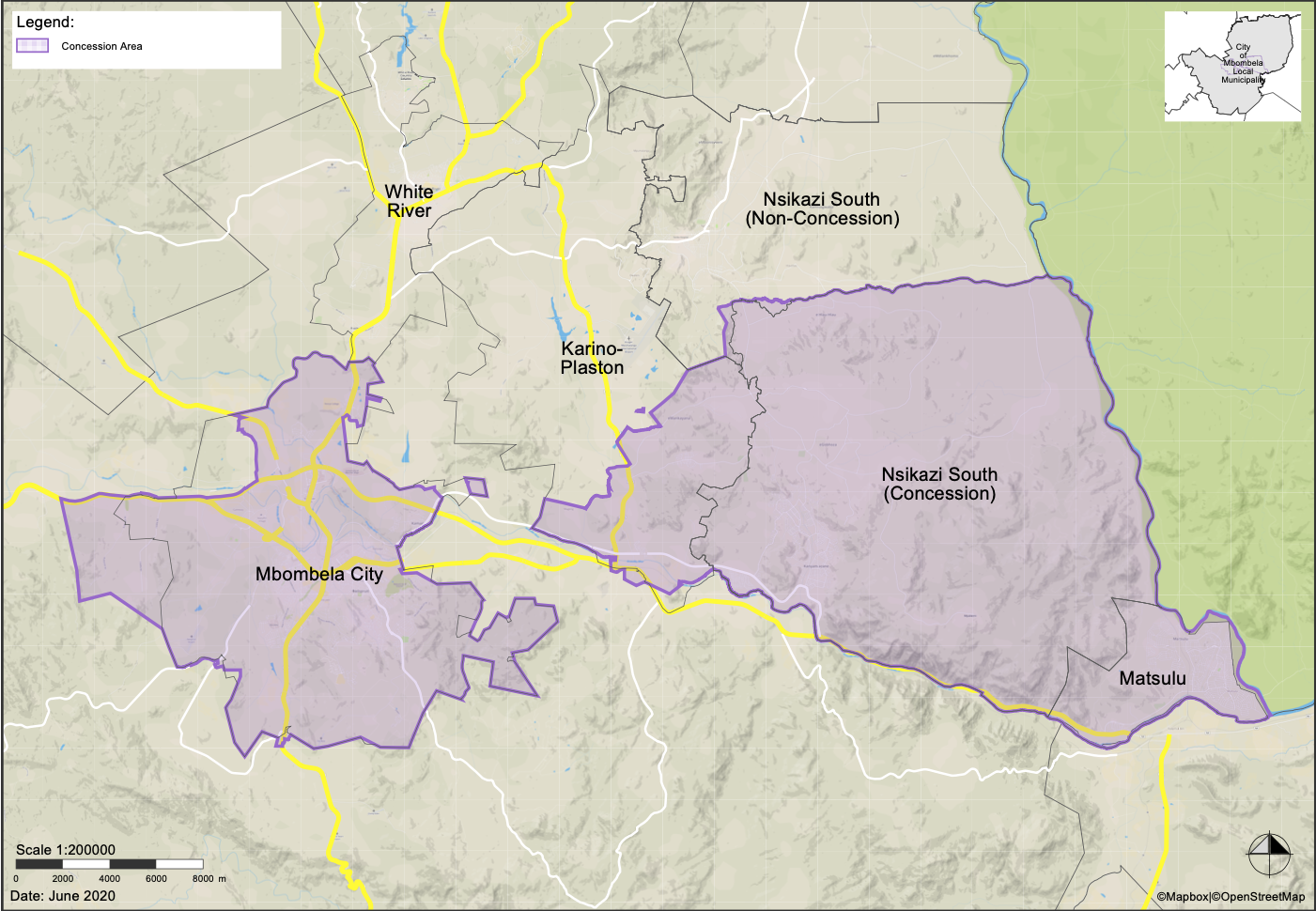 Coverage Area — Silulumanzi