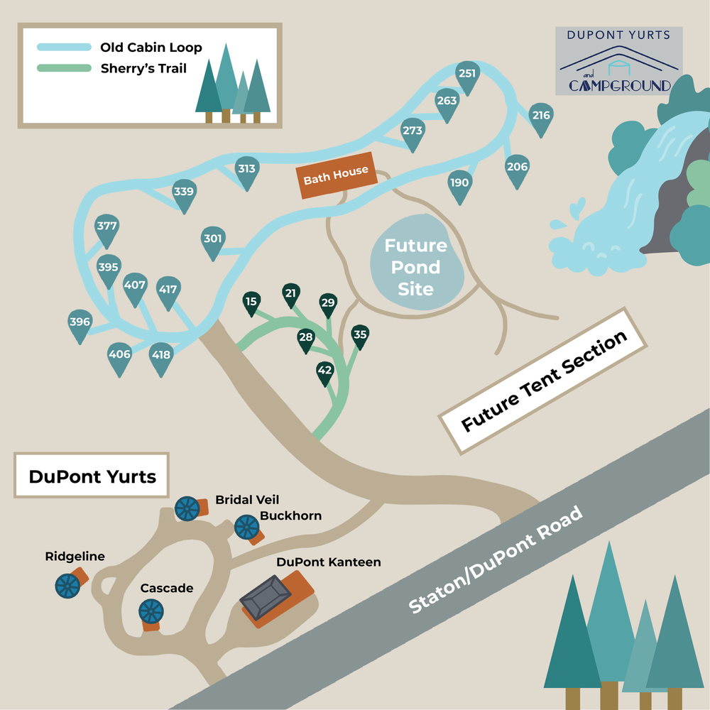 Campground — DuPont Yurts