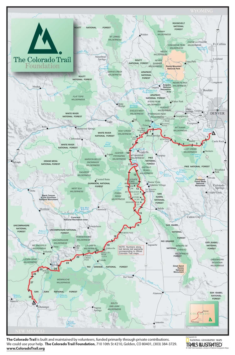 6 step checklist to plan your Colorado Trail thru-hike — USA Adventure ...
