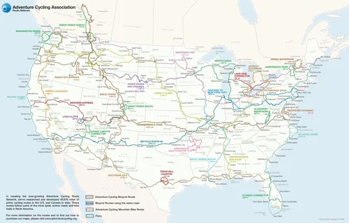 > ACA route maps — USA Adventure Seeker