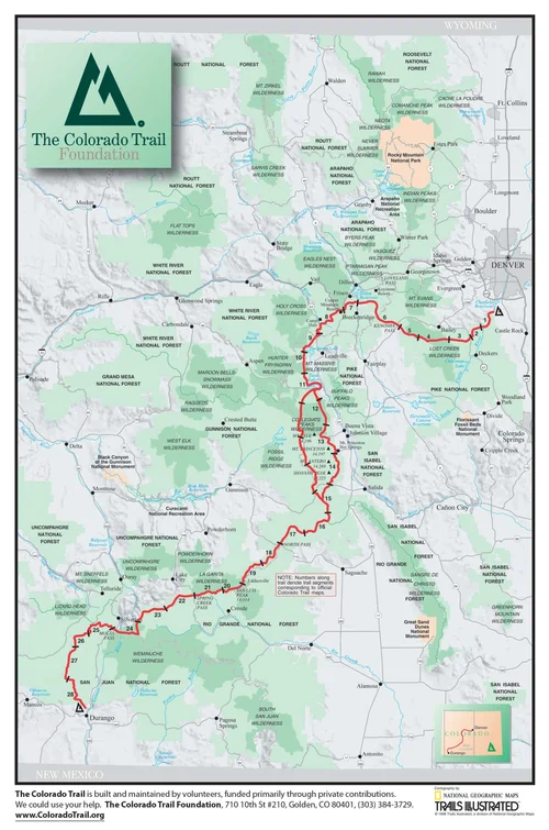 > Colorado Trail — USA Adventure Seeker