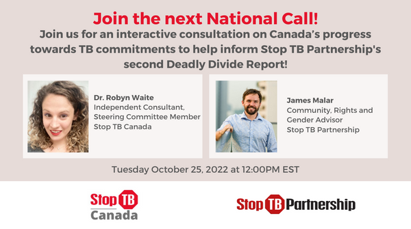 National Call: Canada’s Progress towards TB Commitments & Informing ...