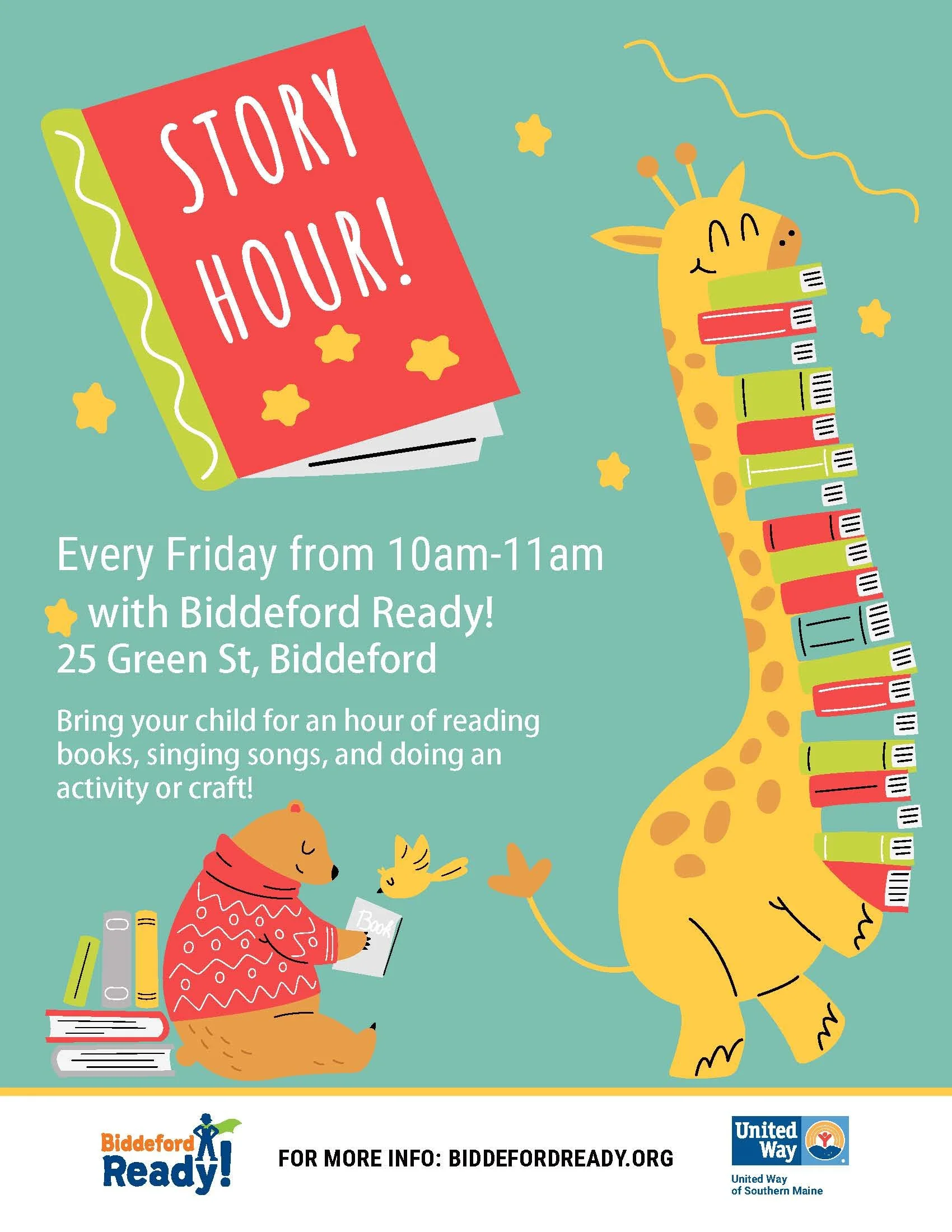 Story Hour at The Hub — Biddeford Ready!