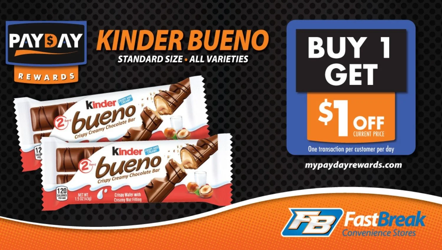 PayDay Rewards — FastBreak Convenience Stores