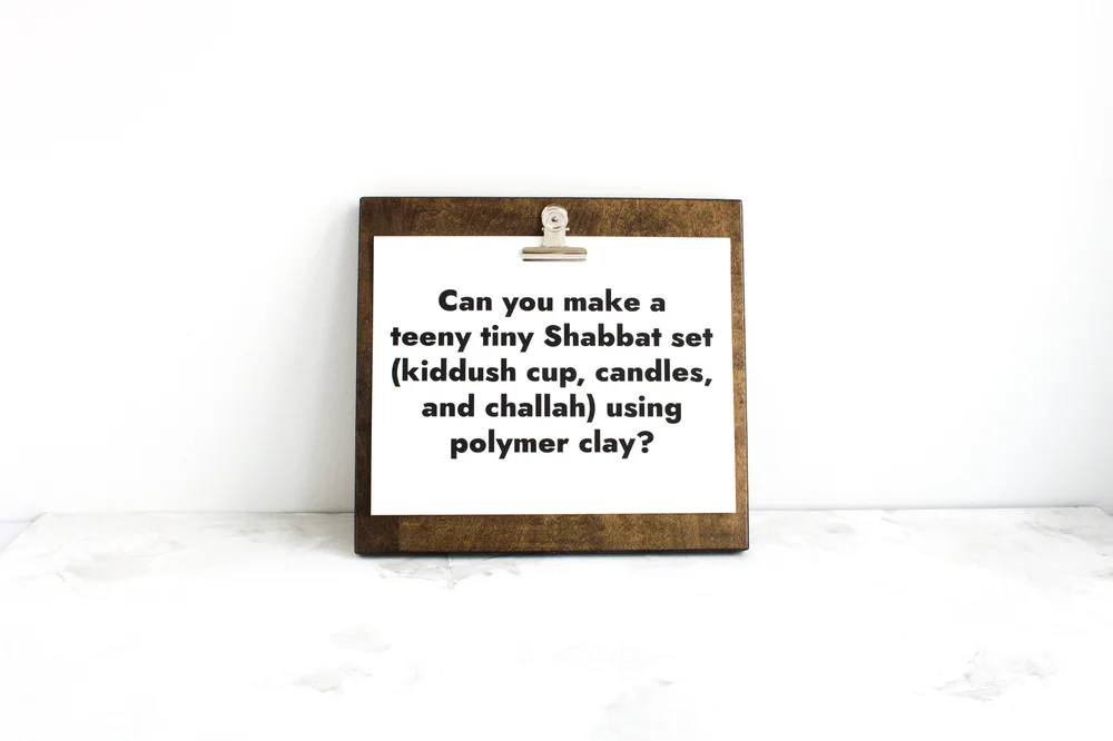 TEENY TINY SHABBAT SET — Make It Jewish