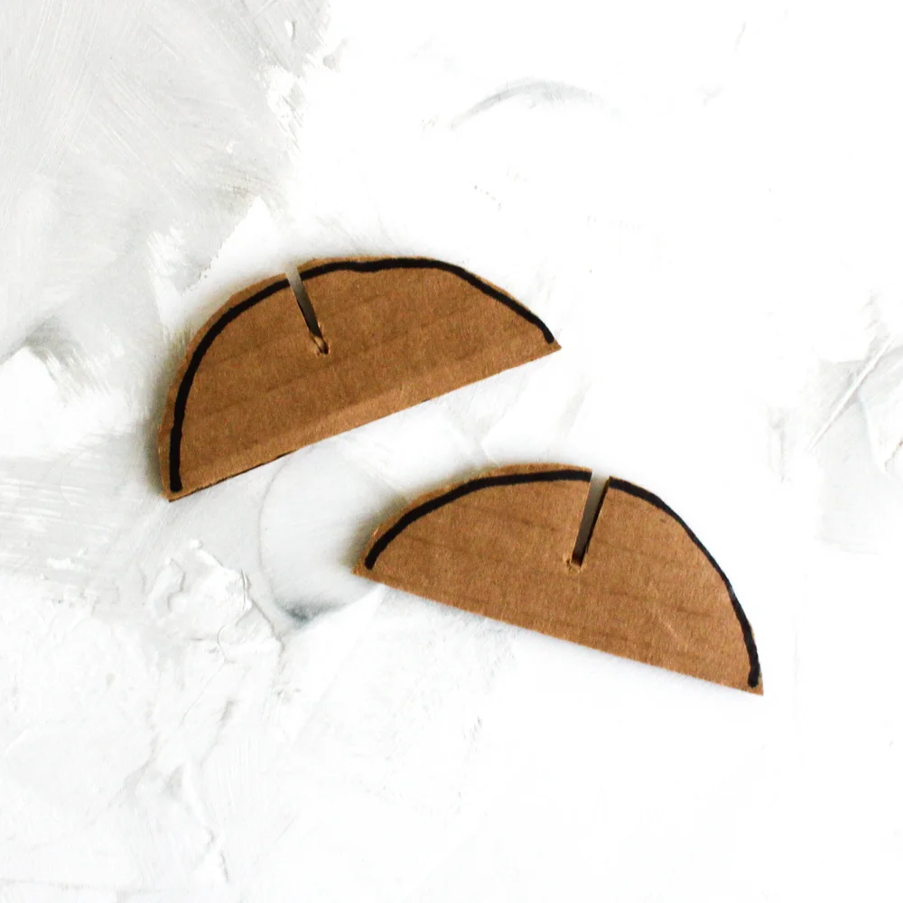 3D CARDBOARD TREES — Make It Jewish