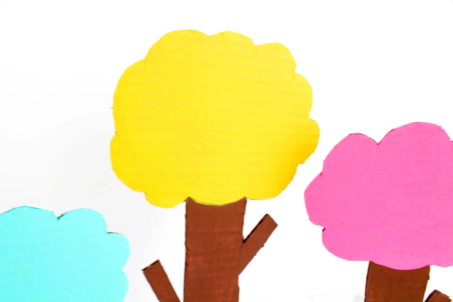 3D CARDBOARD TREES — Make It Jewish