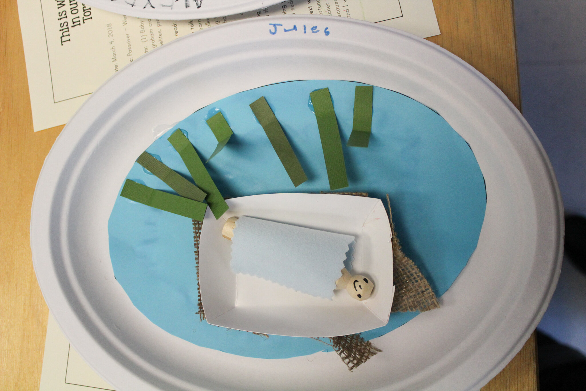 Baby Moses Craft Template