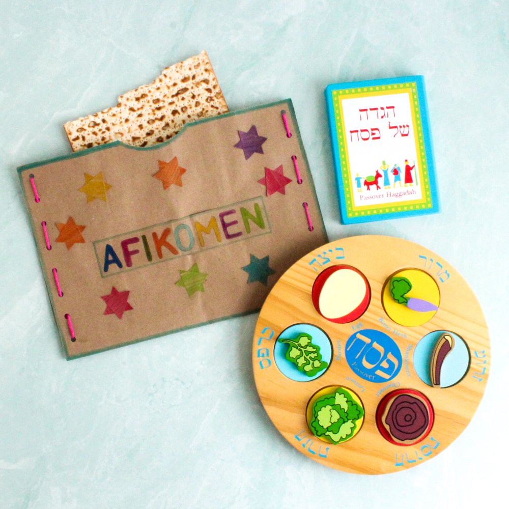 AFIKOMEN BAG MADE WITH GROCERY BAG — Make It Jewish