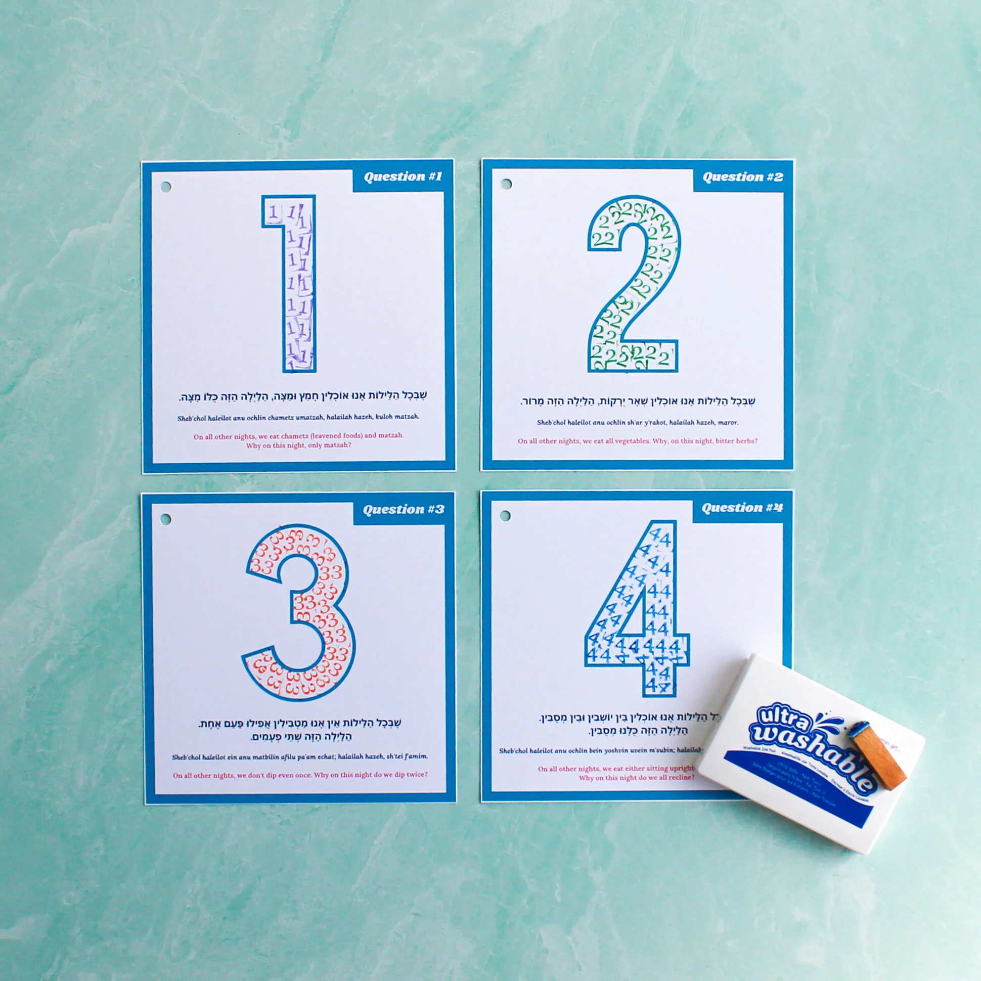 FOUR QUESTIONS BOOK — Make It Jewish