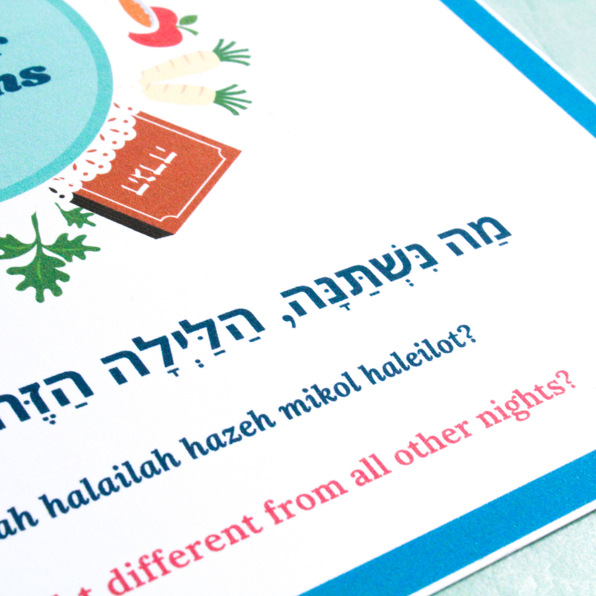 FOUR QUESTIONS BOOK — Make It Jewish
