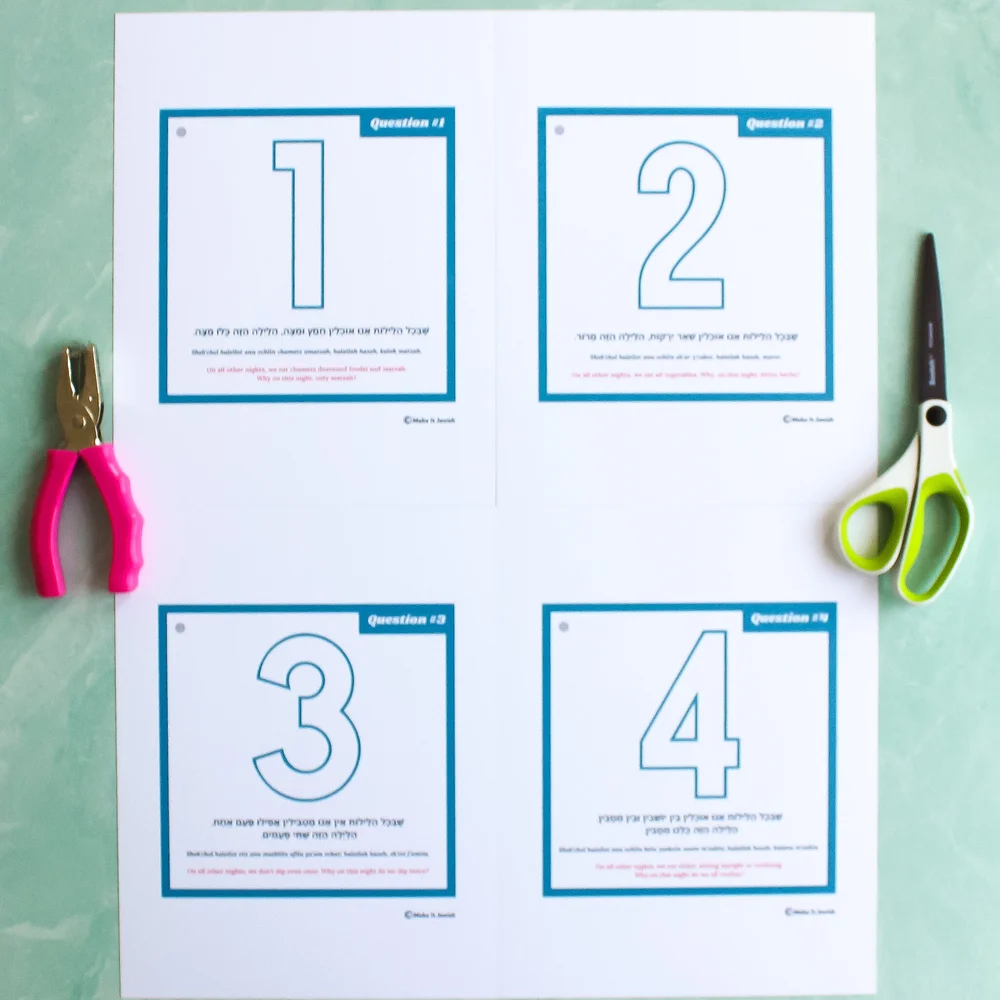FOUR QUESTIONS BOOK — Make It Jewish