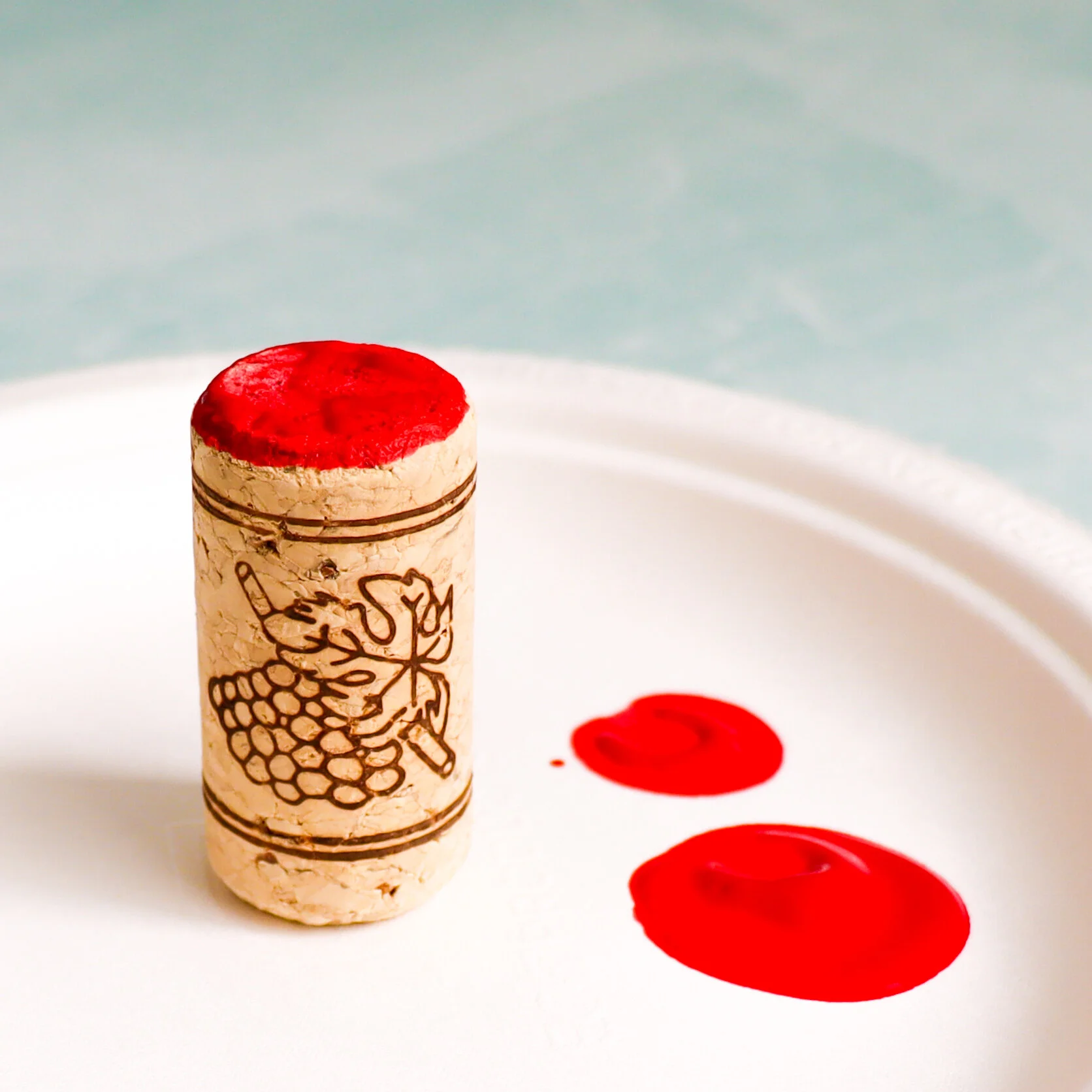 CORK-STAMPED APPLE CARDS — Make It Jewish