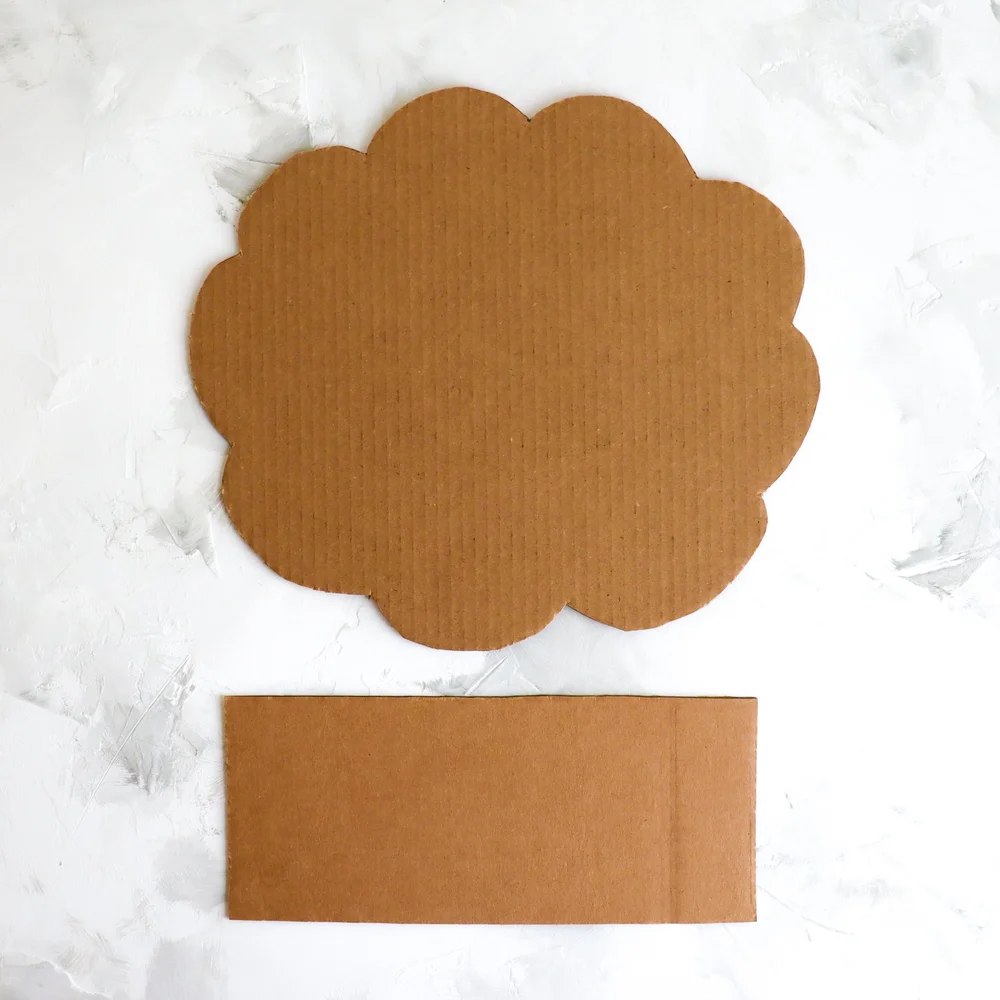 PUFFY PAINT CARDBOARD TREE — Make It Jewish