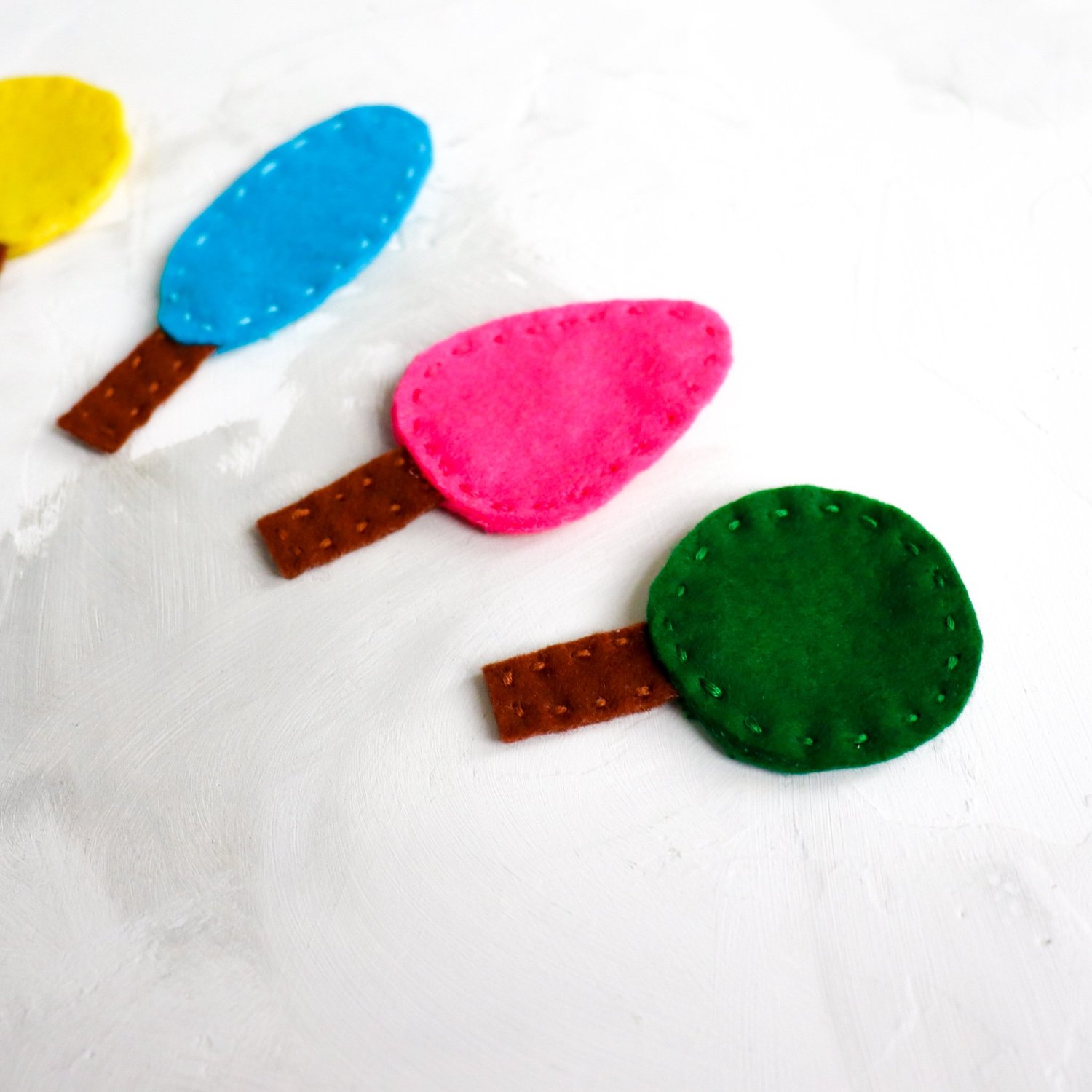 WHIMSICAL FELT TREES — Make It Jewish