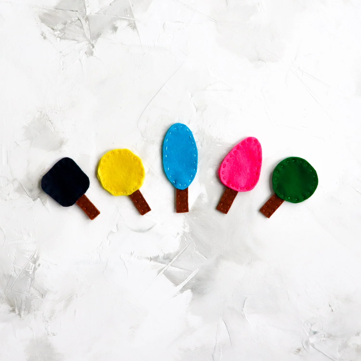 WHIMSICAL FELT TREES — Make It Jewish