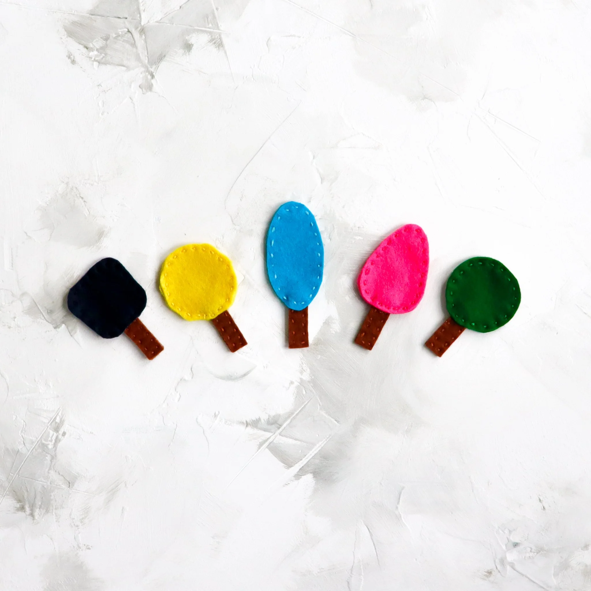 WHIMSICAL FELT TREES — Make It Jewish