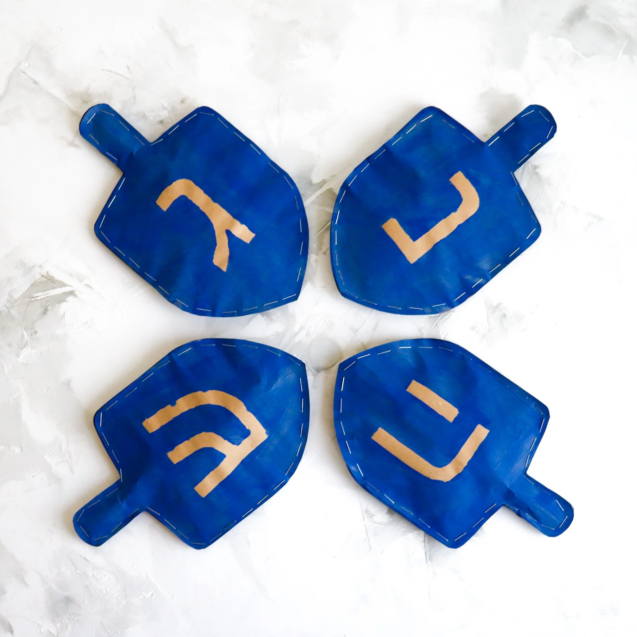 PUFFY PAPER BAG DREIDELS — Make It Jewish