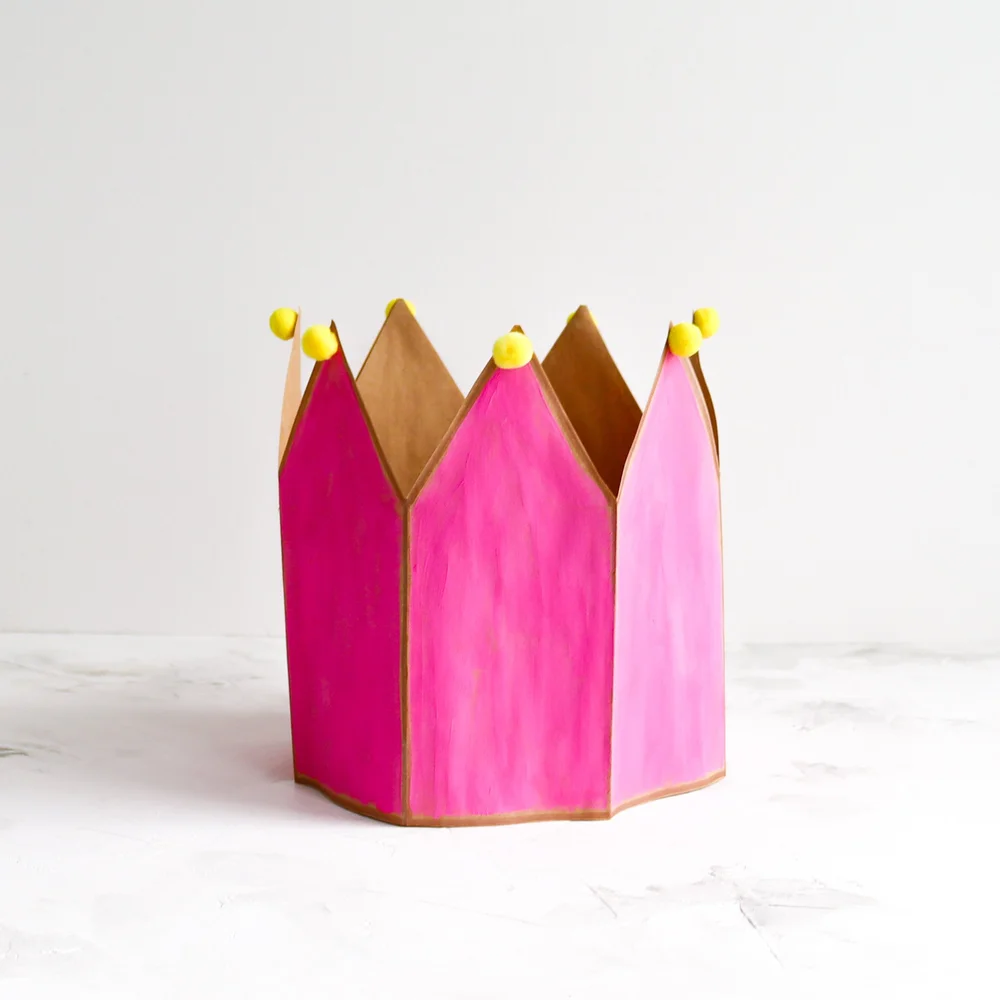 GROCERY BAG PURIM CROWN — Make It Jewish