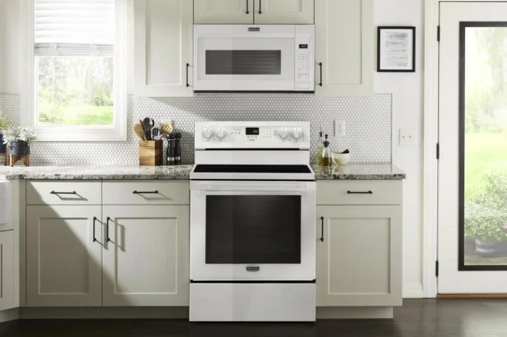 Maytag 30" 6.4 Cu. Ft. True Convection 5-Element Freestanding Electric ...