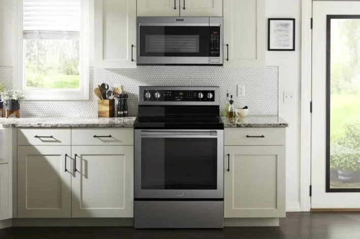 Maytag 30" 6.4 Cu. Ft. True Convection 5-Element Freestanding Electric ...