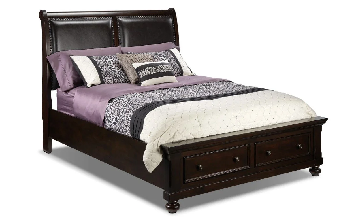 Jaden Upholstered Bed — Leon's Furniture Saint John