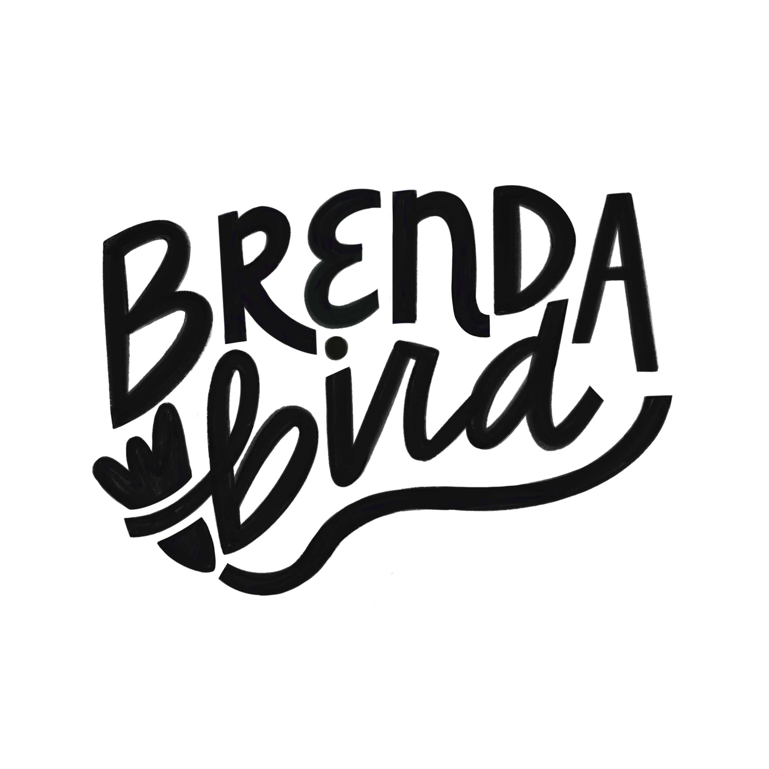 Brenda Name Logo