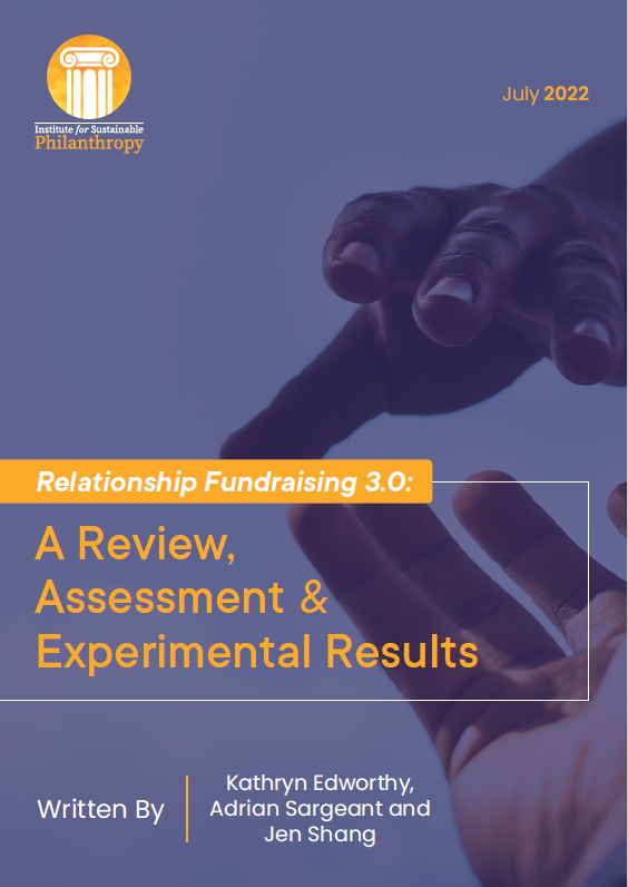 Relationship Fundraising 3.0 — Institute for Sustainable Philanthropy