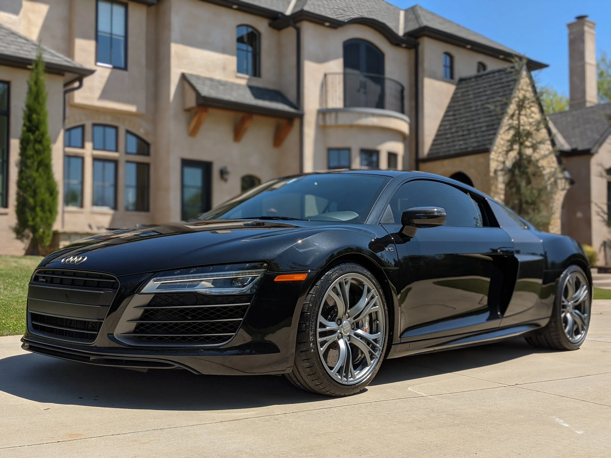 Audi R8 Spyder Matte Black