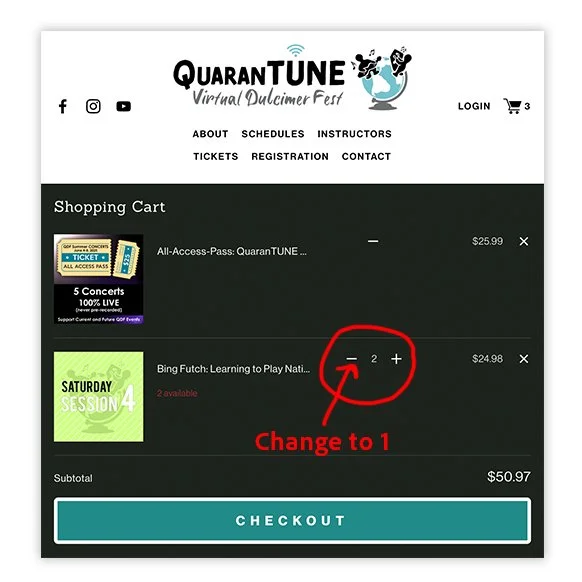 checkoutinstructions — QuaranTune Virtual Dulcimer Fest