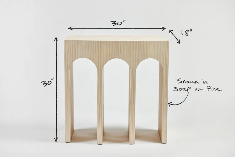 Martin & Brockett's 72" Contemporary Arched Arcade Console Table in ...