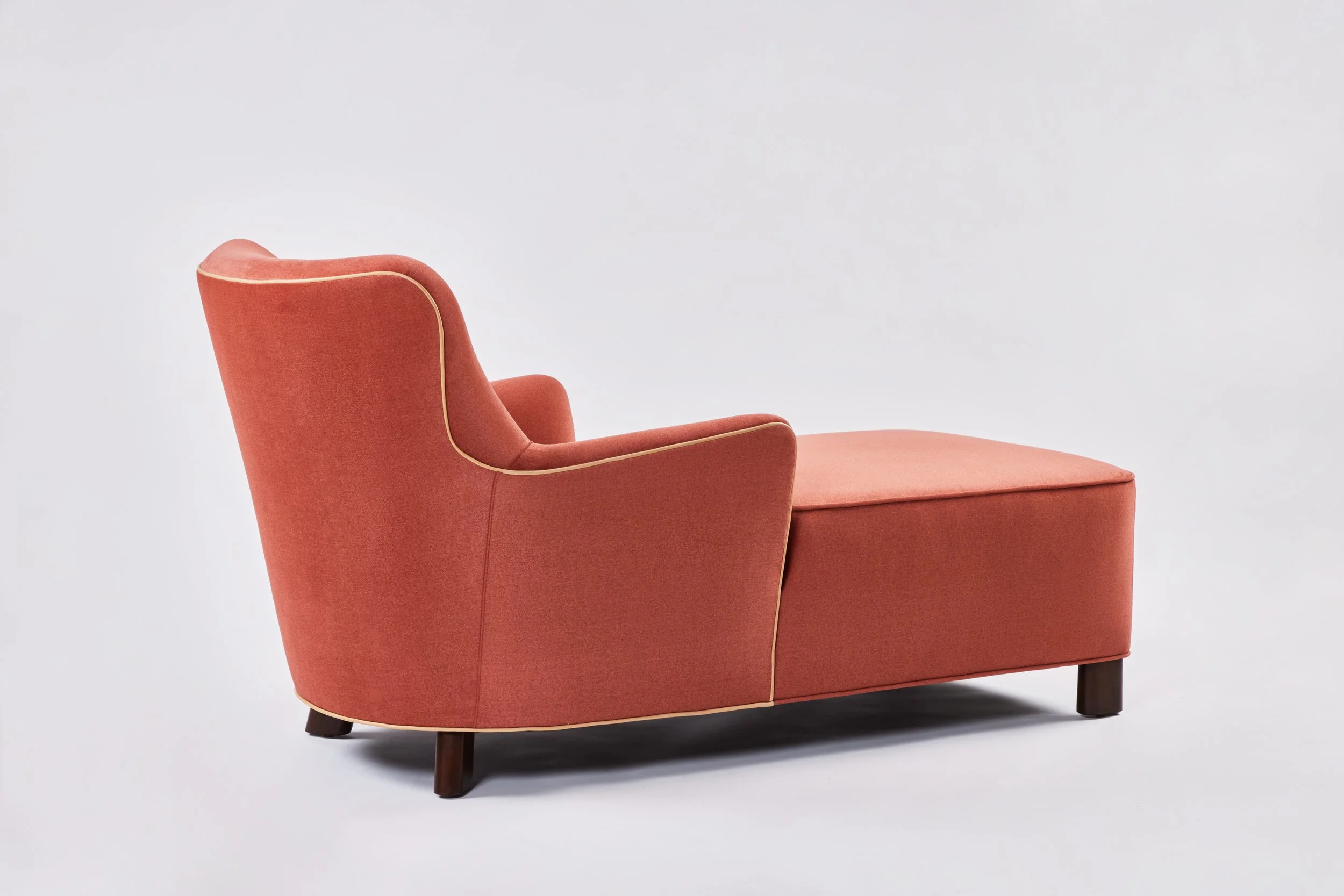 Martin & Brockett Ann Sofa 72", Streamlined Tight Seat Sofa with Button Details, Curved Frame ...