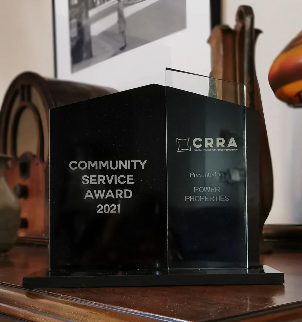 Community Service Award Winner | Power Properties | Calgary Property ...