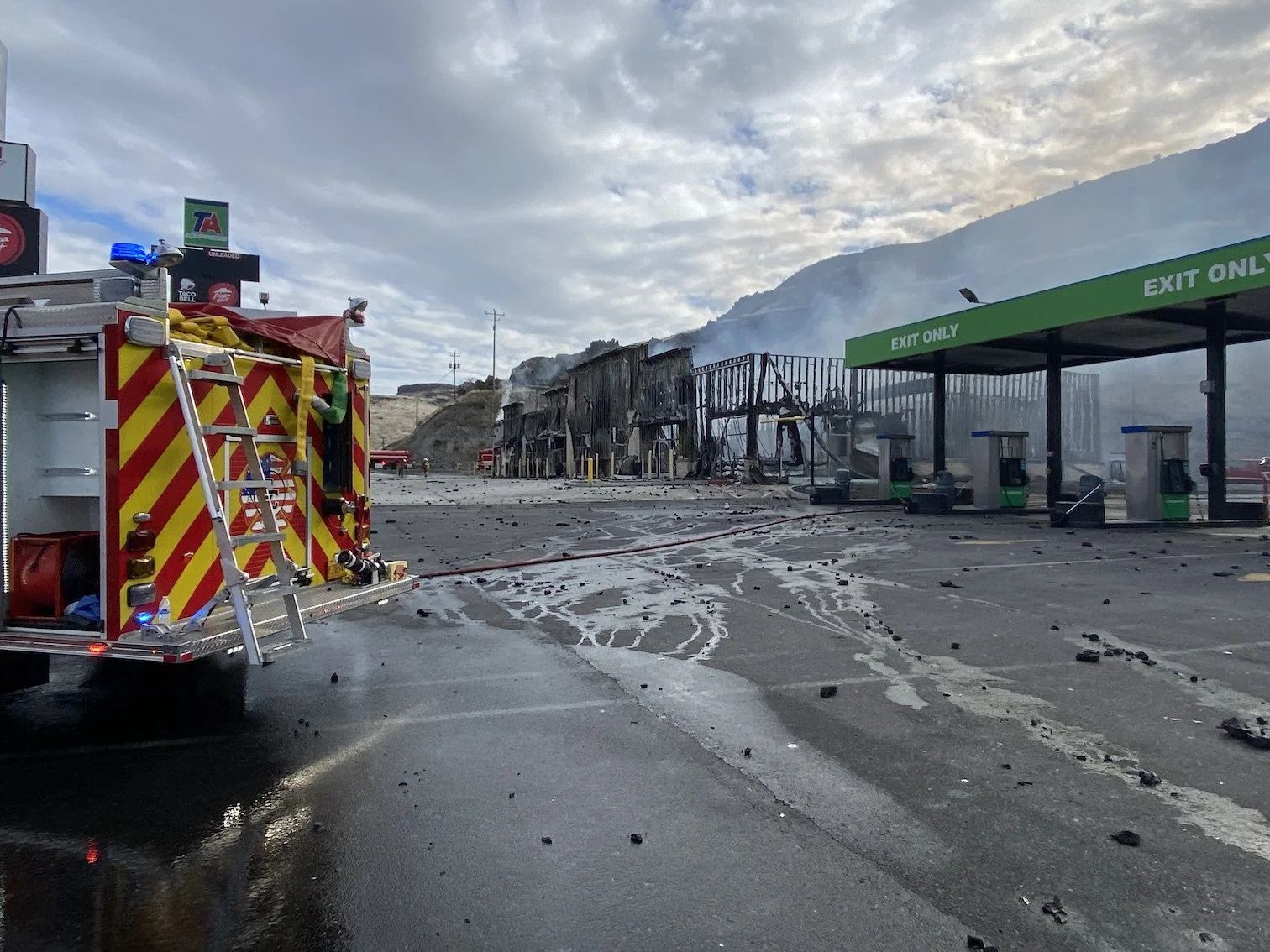 TA Express in Biggs burned to the ground; pumps survive; no one hurt ...