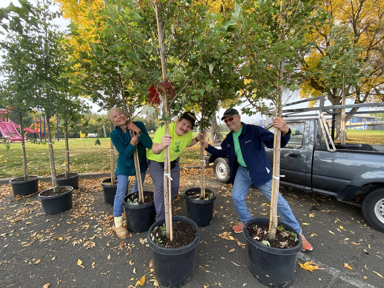 TD gets great turnout for tree planting & community clean up — Columbia ...
