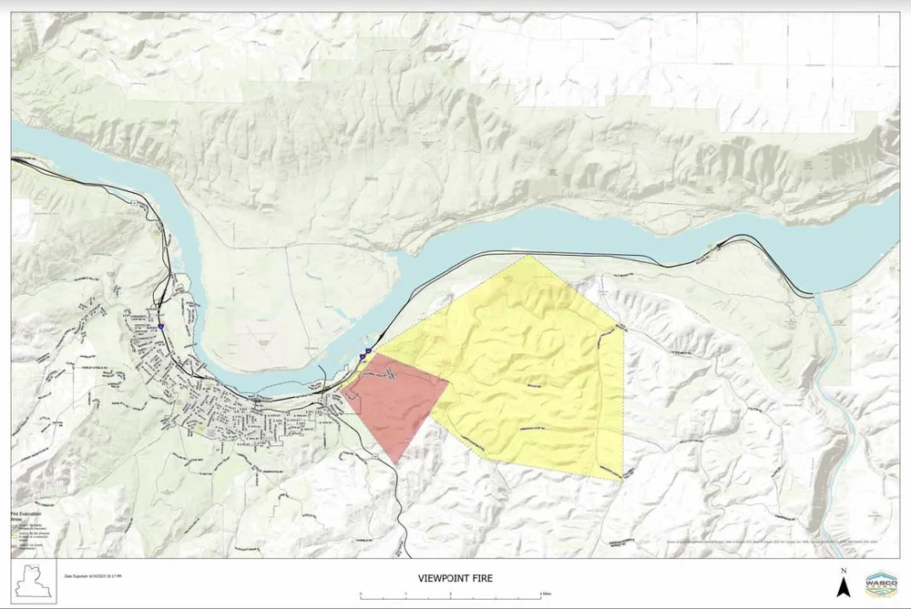 MILEPOST 87 FIRE in The Dalles — Columbia Community Connection News Mid ...