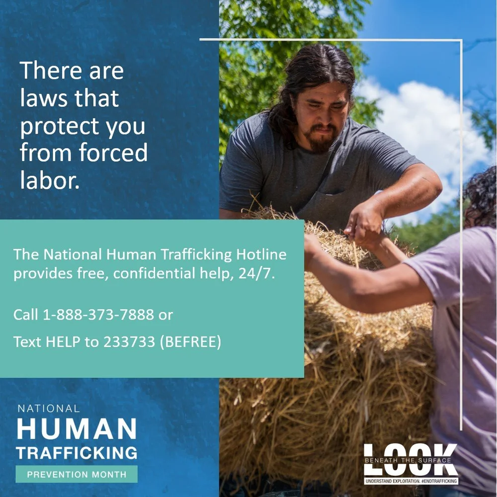 Know what to look for: 10 Signs of Human Trafficking — Columbia ...