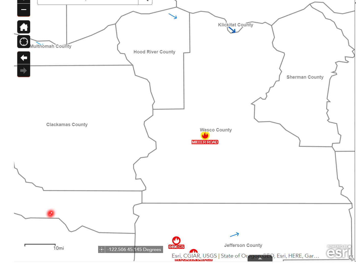 MILLER ROAD FIRE: Wildfire near Maupin and Tygh Valley UPDATED ...
