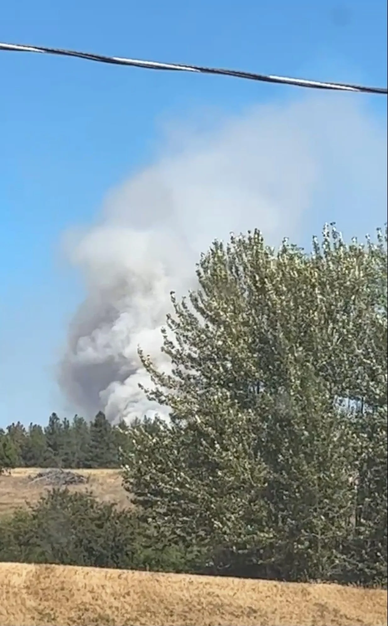 Breaking News: Knight Road Fire Near Goldendale — Columbia Community ...