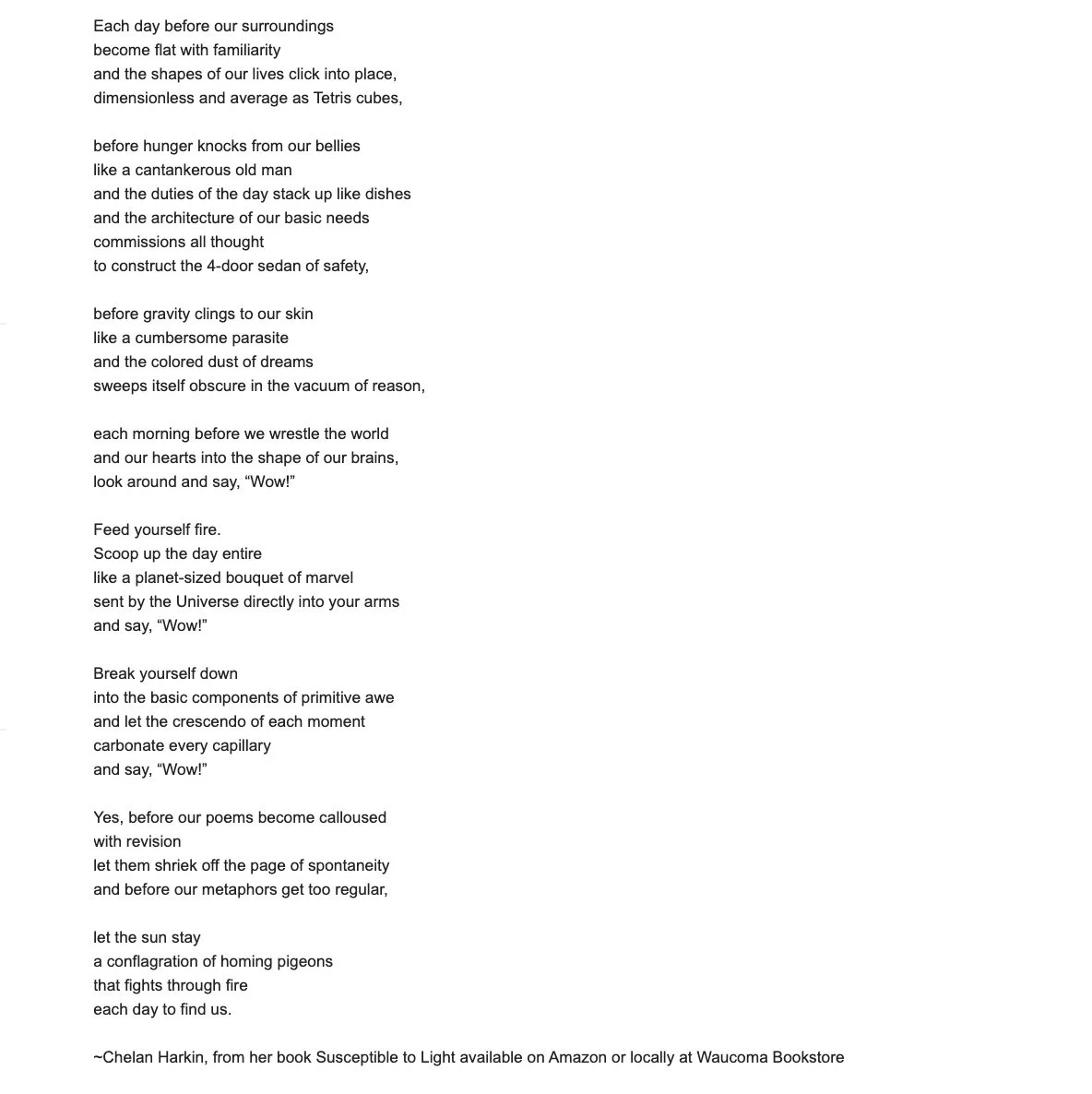 Poetry Reading & Book Signing: Local Mystic Poet Chelan Harkin Talks ...