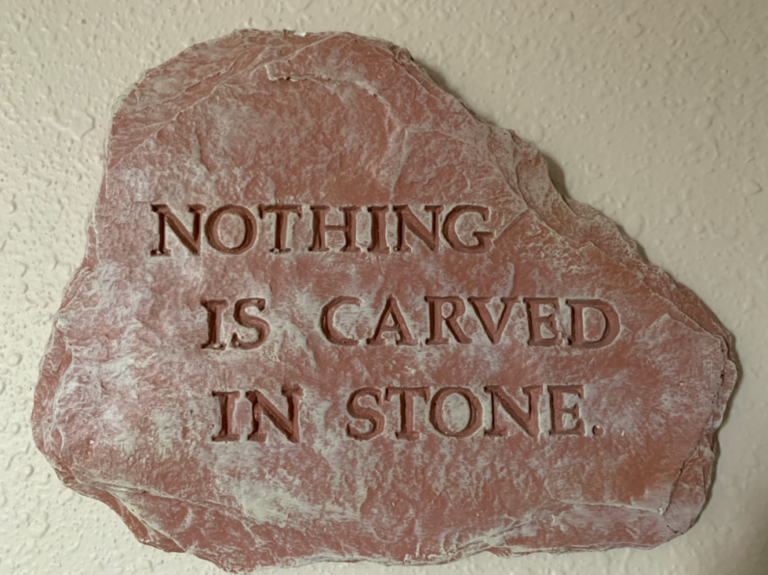 Nothing is carved in stone — Waypoint Wellness | Dr. Nathan Brown ...